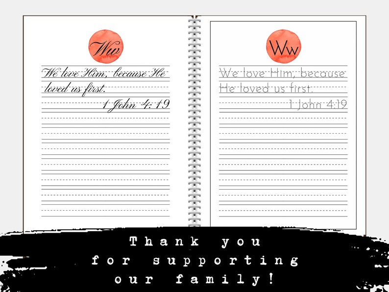 Bible Verse COPYWORK BUNDLE, Print Copywork, Cursive Copywork ...