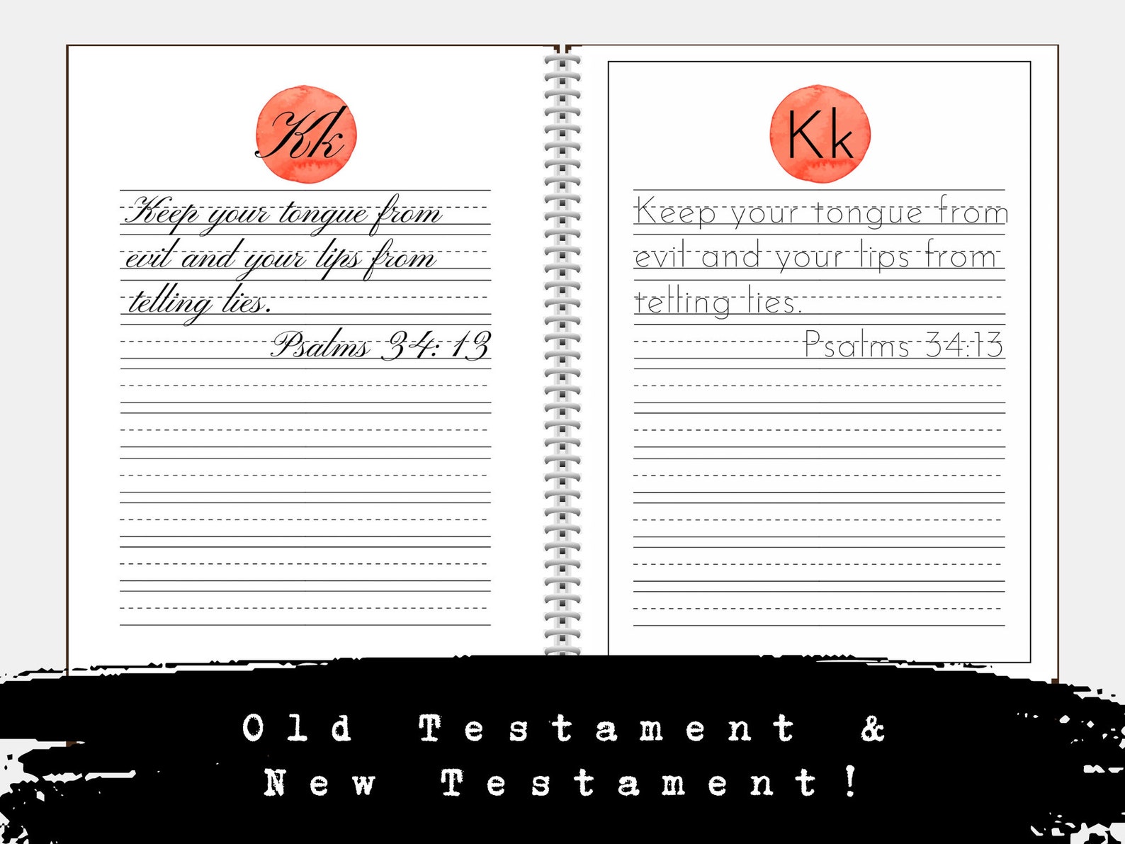 Bible Verse COPYWORK BUNDLE, Print Copywork, Cursive Copywork ...