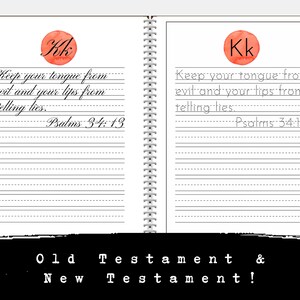Bible Verse COPYWORK BUNDLE, Print Copywork, Cursive Copywork ...