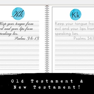 Bible Verse COPYWORK BUNDLE, Print Copywork, Cursive Copywork ...