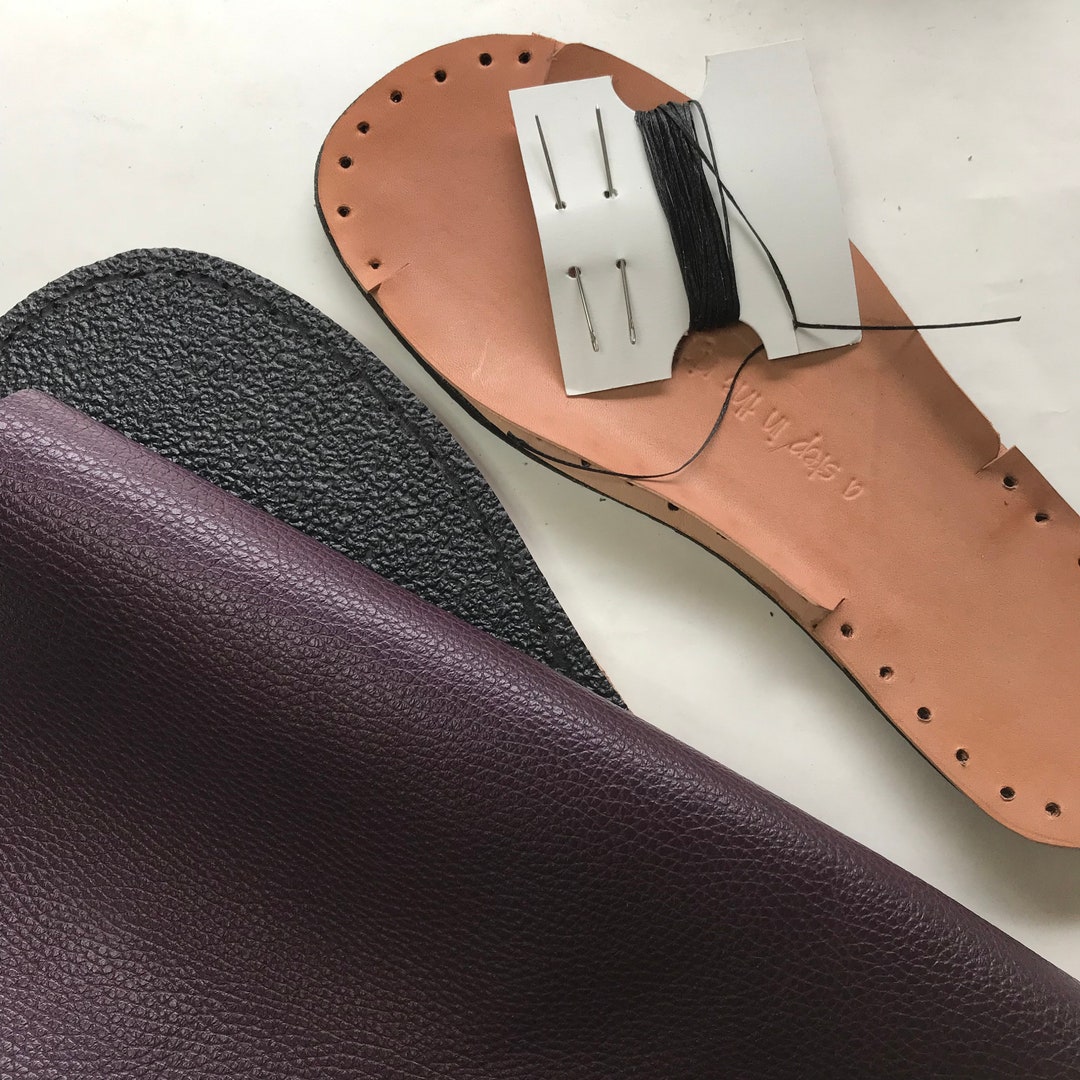 Blue/purple Slip-on Sandal-making Kit - Etsy