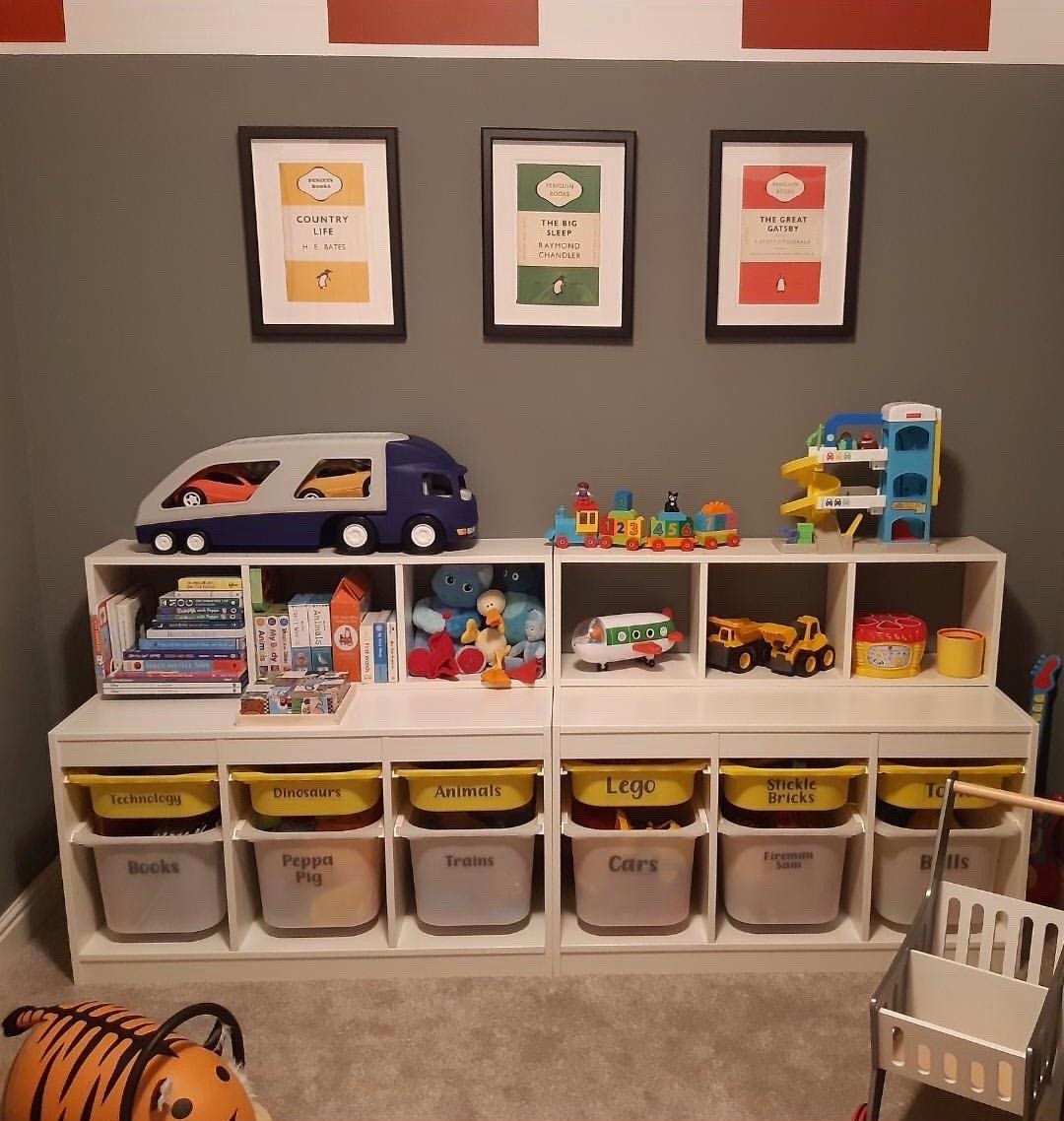 Custom Vinyl Stickers for Toy Box, Wall, Recycle Bin - Personalized ...