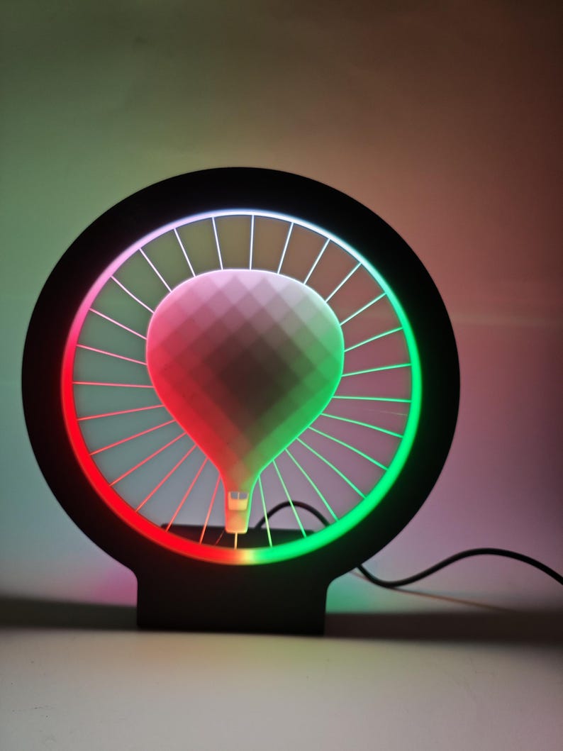 RGB Hot Air Balloon Lamp | Color Changing LED Night Light - Etsy UK