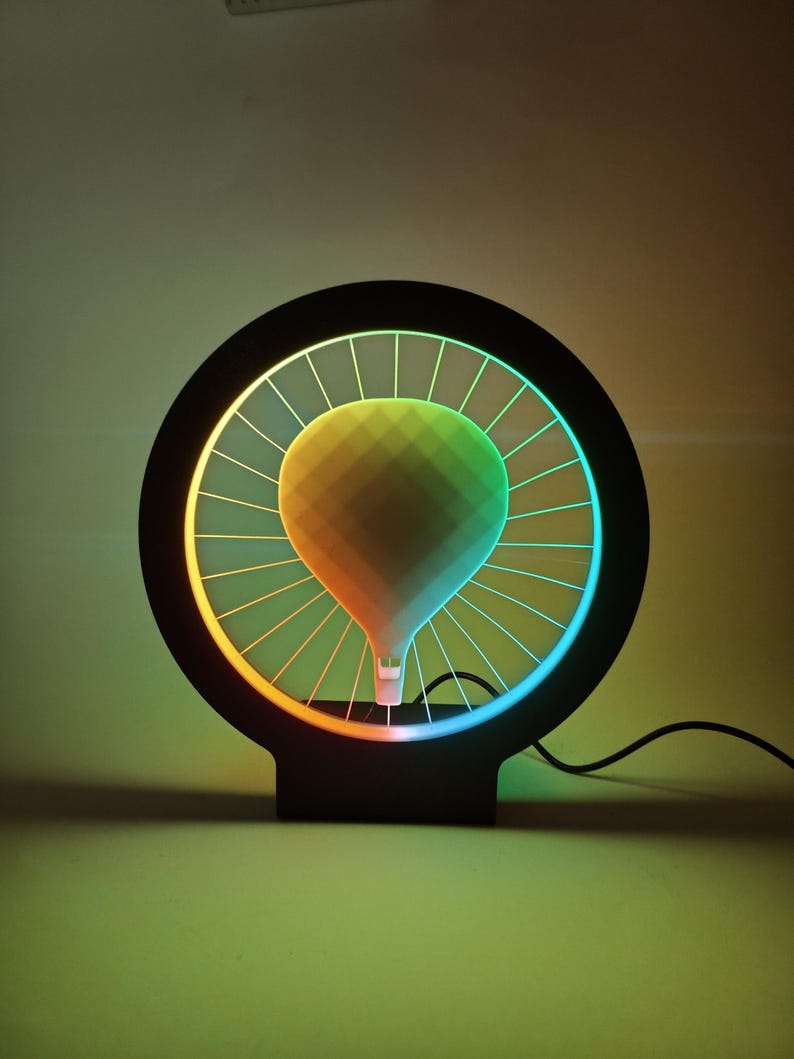 RGB Hot Air Balloon Lamp | Color Changing LED Night Light - Etsy UK