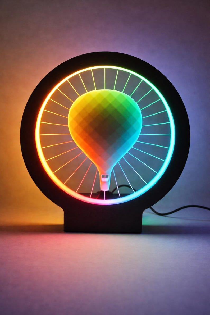RGB Hot Air Balloon Lamp | Color Changing LED Night Light - Etsy