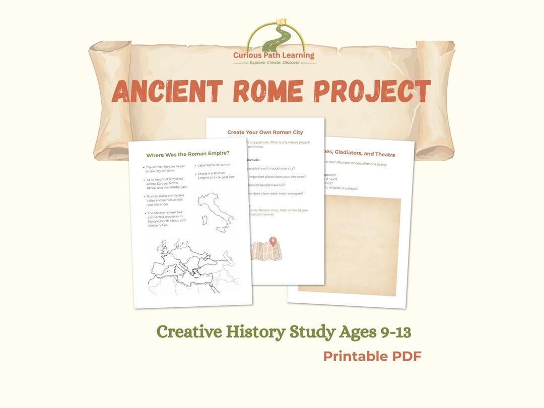 Ancient Rome Project for Kids | Creative History Study (PDF) - Etsy