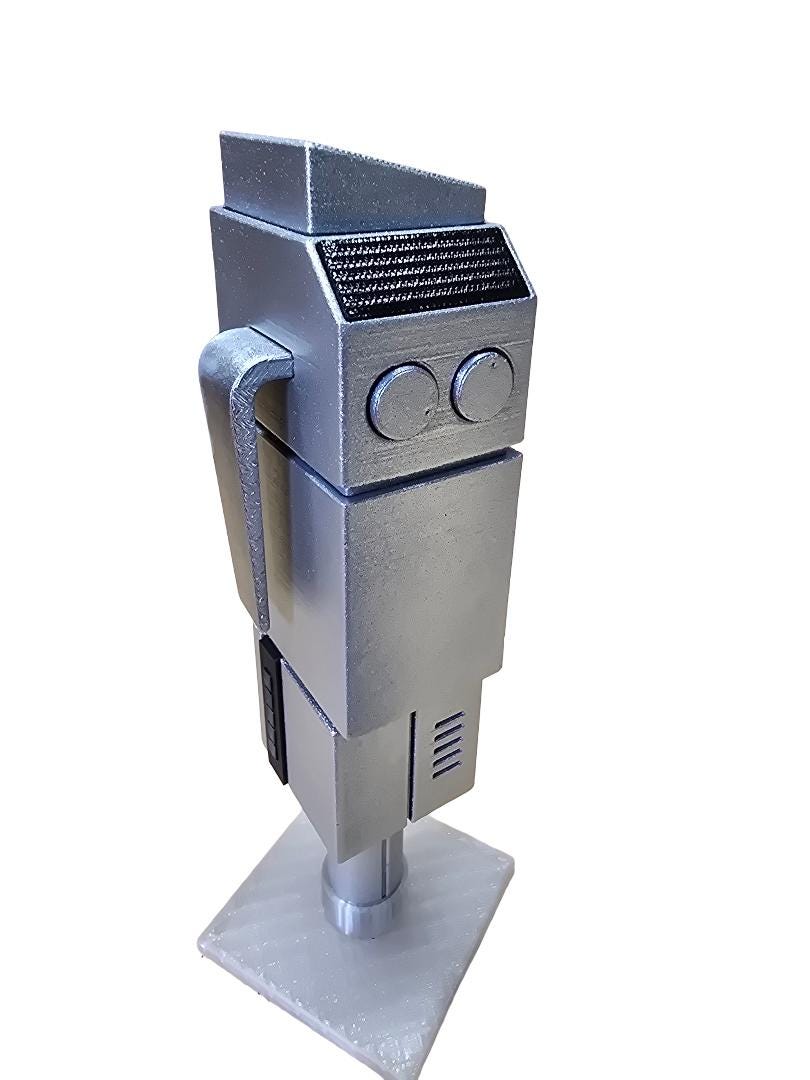 Retro Futuristic Sci-fi Communicator Prop – Hand-painted 3D Printed ...