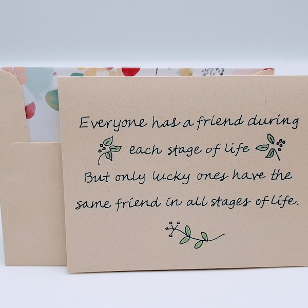 Best Friend Card - Etsy