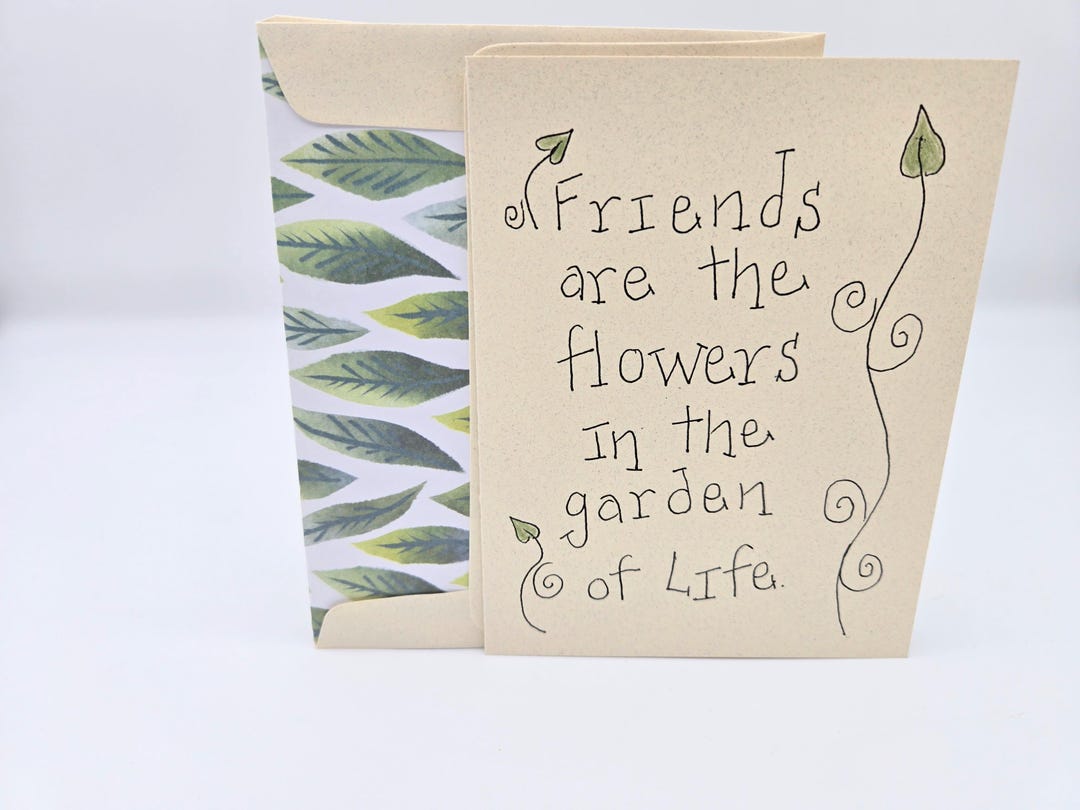 Best Friend Birthday Card - Friendship Greeting Card - Garden Lovers ...