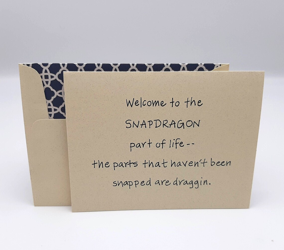 Birthday Card for Aging Card for Seniors Older Friends - Etsy