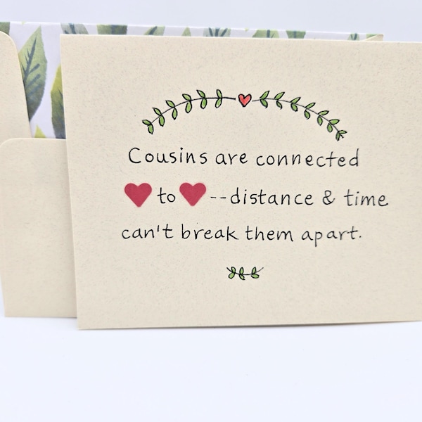 Funny Cousin Card - Etsy
