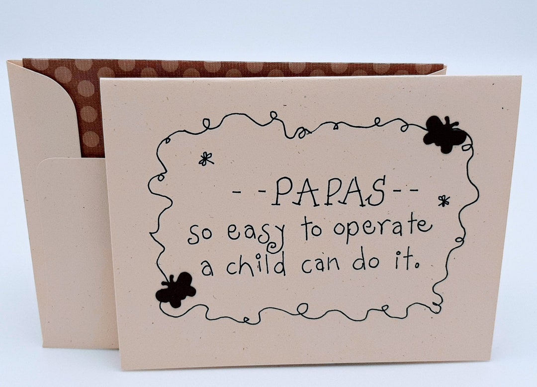 Papa Birthday Card Loving Papa Papa Father's Dad Card Grandchild to ...
