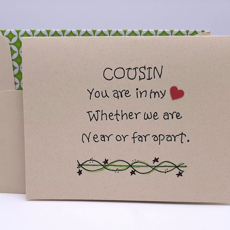 Funny Cousin Card - Etsy