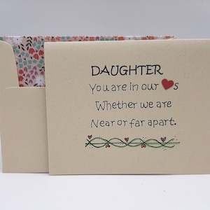 Daughter Birthday Card - Daughter Card- Love of Daughter - Long ...
