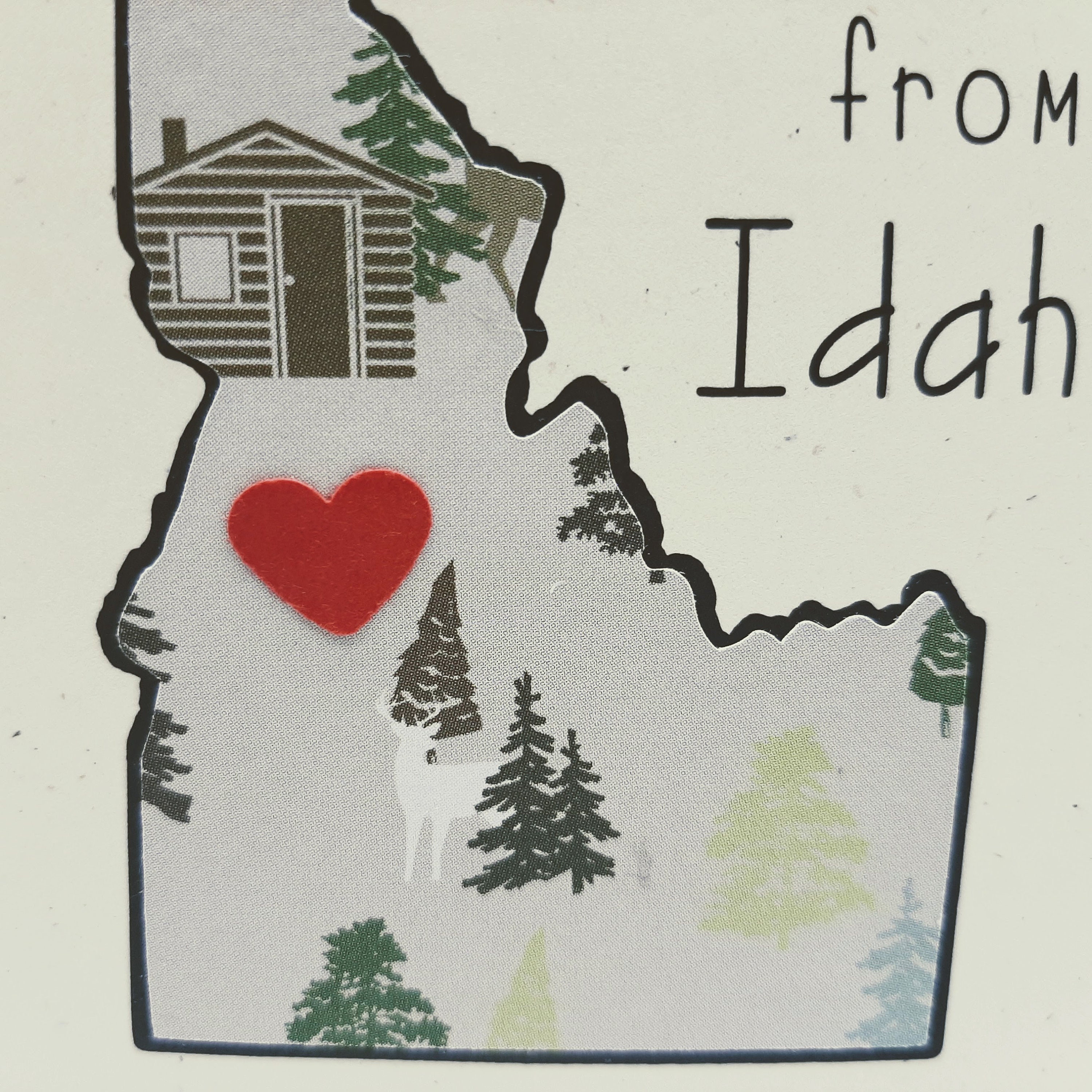 Idaho Greeting Card - Sending Love From Idaho - Etsy