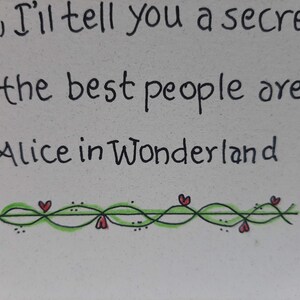 Alice in Wonderland - Friend Card - Friend Birthday - Bonkers - Crazy ...