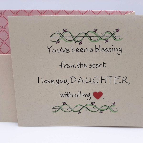Daughter Birthday Card - Etsy