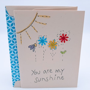 You Are My Sunshine - Female Birthday Card - Wedding Anniversary Card ...