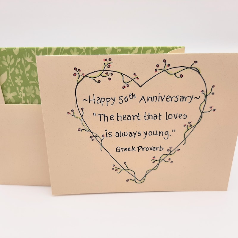 Anniversary Card Greece - Etsy