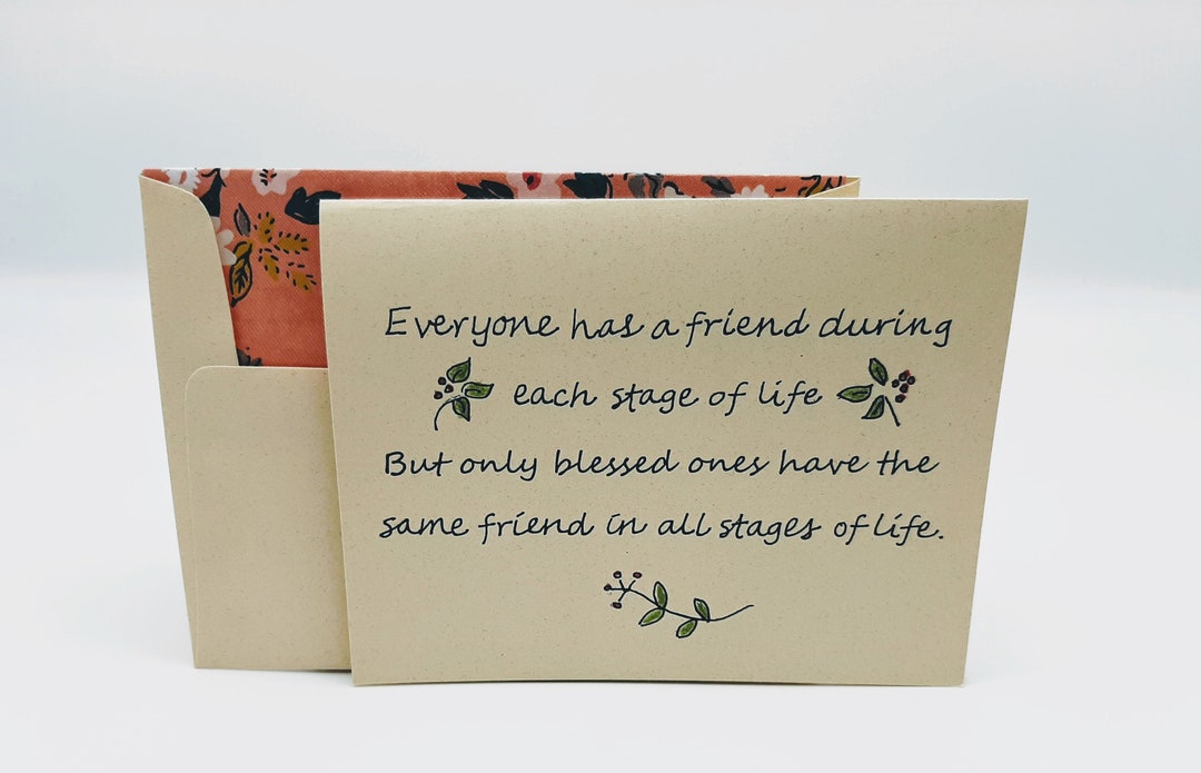Friend Greeting Card - Lasting Friendship - Friendship in All Stages ...