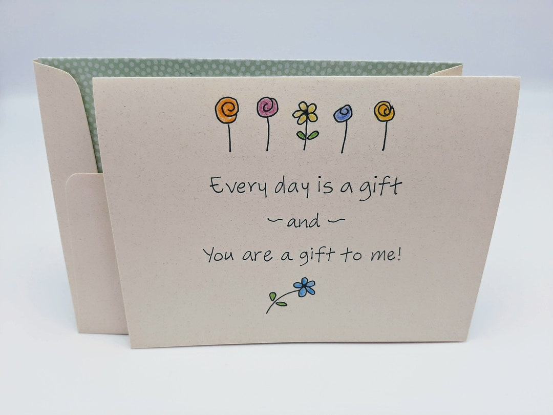 You Are a Gift Card - Friendship, Birthday, Get Well - Etsy