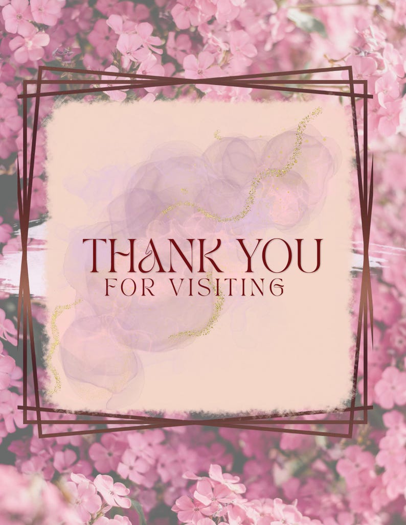 Elegant Thank You Cards: 32 - Etsy