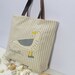 Cotton Canvas Tote Bag Appliqued With Seagull Handmade Hand - Etsy