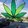 Marijuana Leaf Stained Glass Pattern PDF Digital File - Etsy Canada