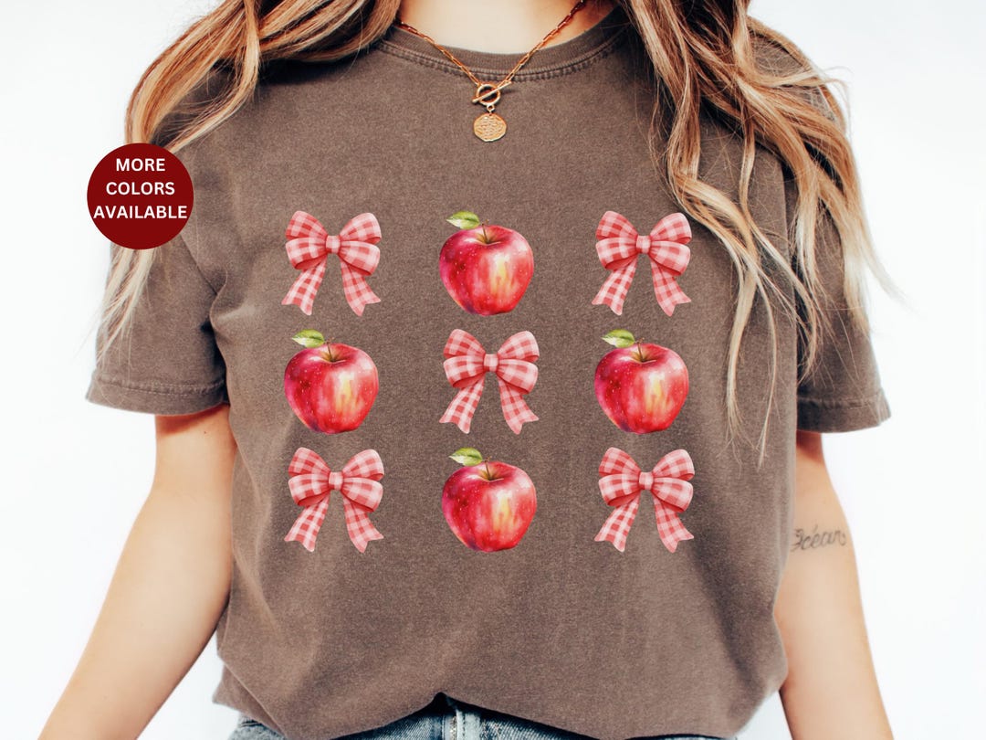 Comfort Colors Red Delicious Apple Coquette T-shirt Apple Coquette ...