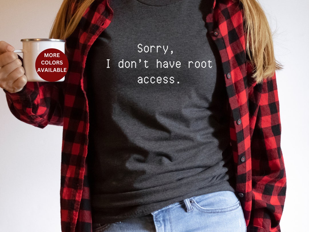 Computer Science T-shirt, Root User Tee Shirt, Server Admin Shirt, Gift for Computer Science ...