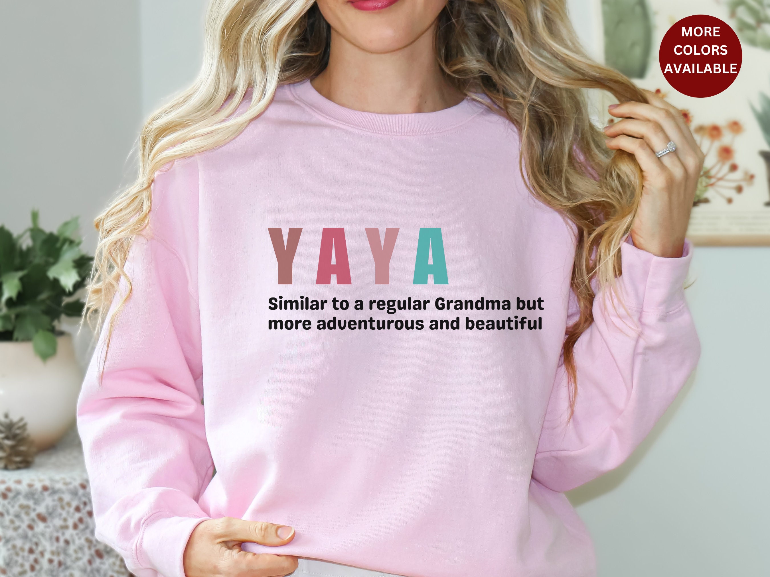 Yaya Sweatshirt, Funny Gift for Yaya, Gifts for Yaya, Greek Gift ...