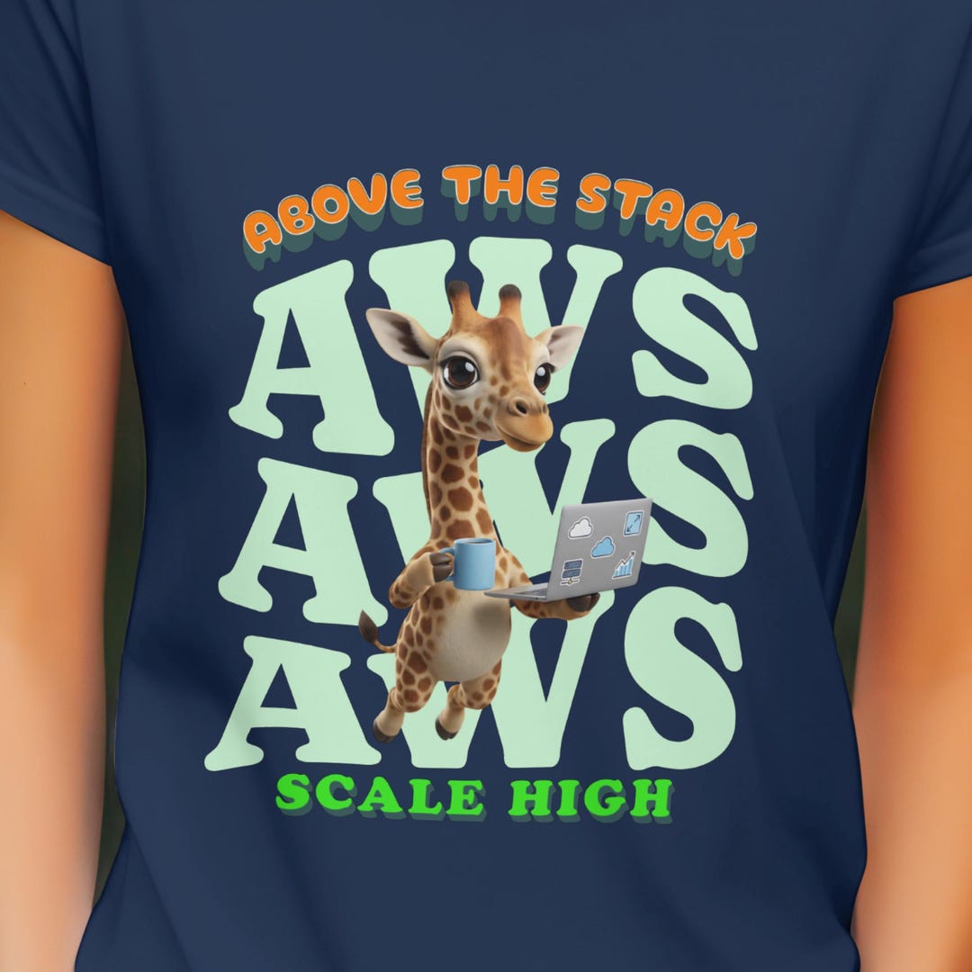 AWS Cloud Giraffe PNG - Above the Stack Scale High - Digital Download ...