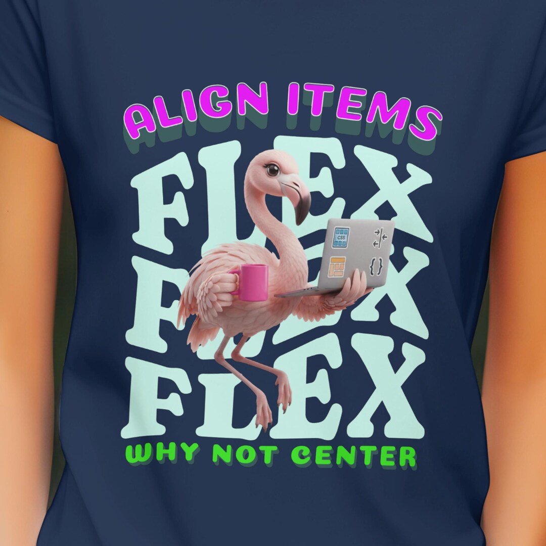 Coding Flamingo PNG - Align Items Flex Center - Frontend Developer ...