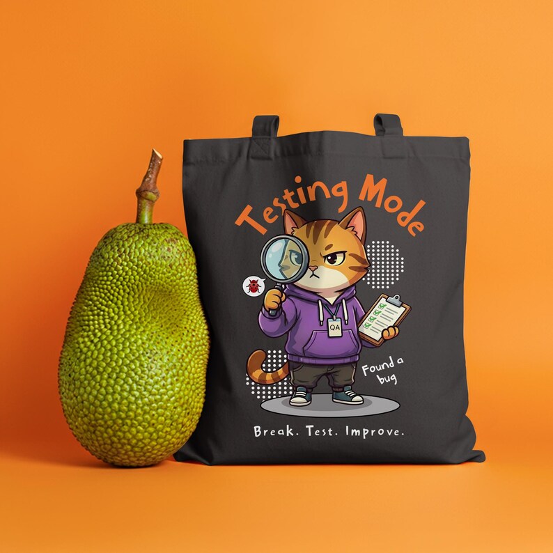 Funny QA Tester Cat PNG, Bug Hunter Gift (digital Download 15x18 Inches ...