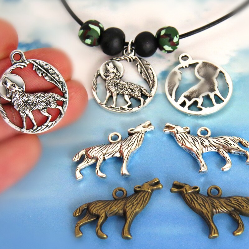 Wolf Jewelry - Etsy