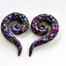 Ear Plugs, Homemade Ear Plugs, Earring Gauges, Millefiori Ear Plugs ...