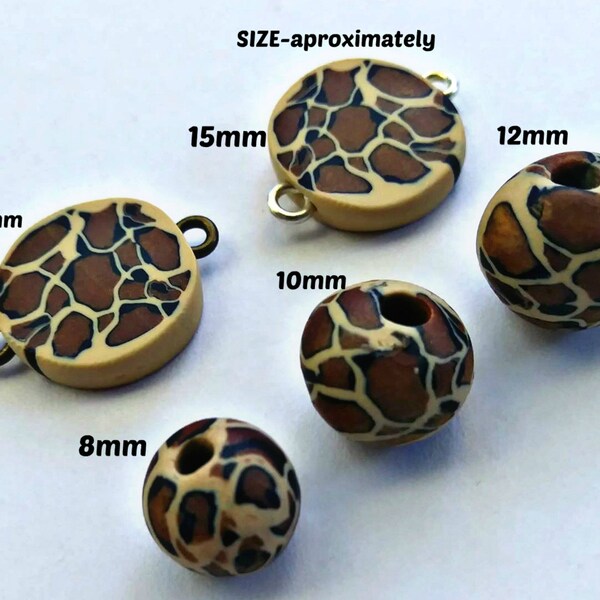 Leopard Print Beads - Etsy