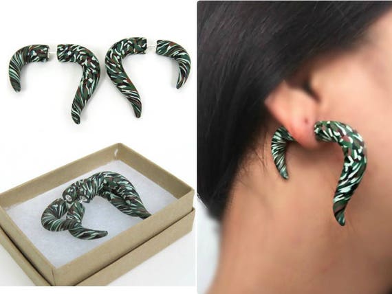 Sterling silver fake plugs store