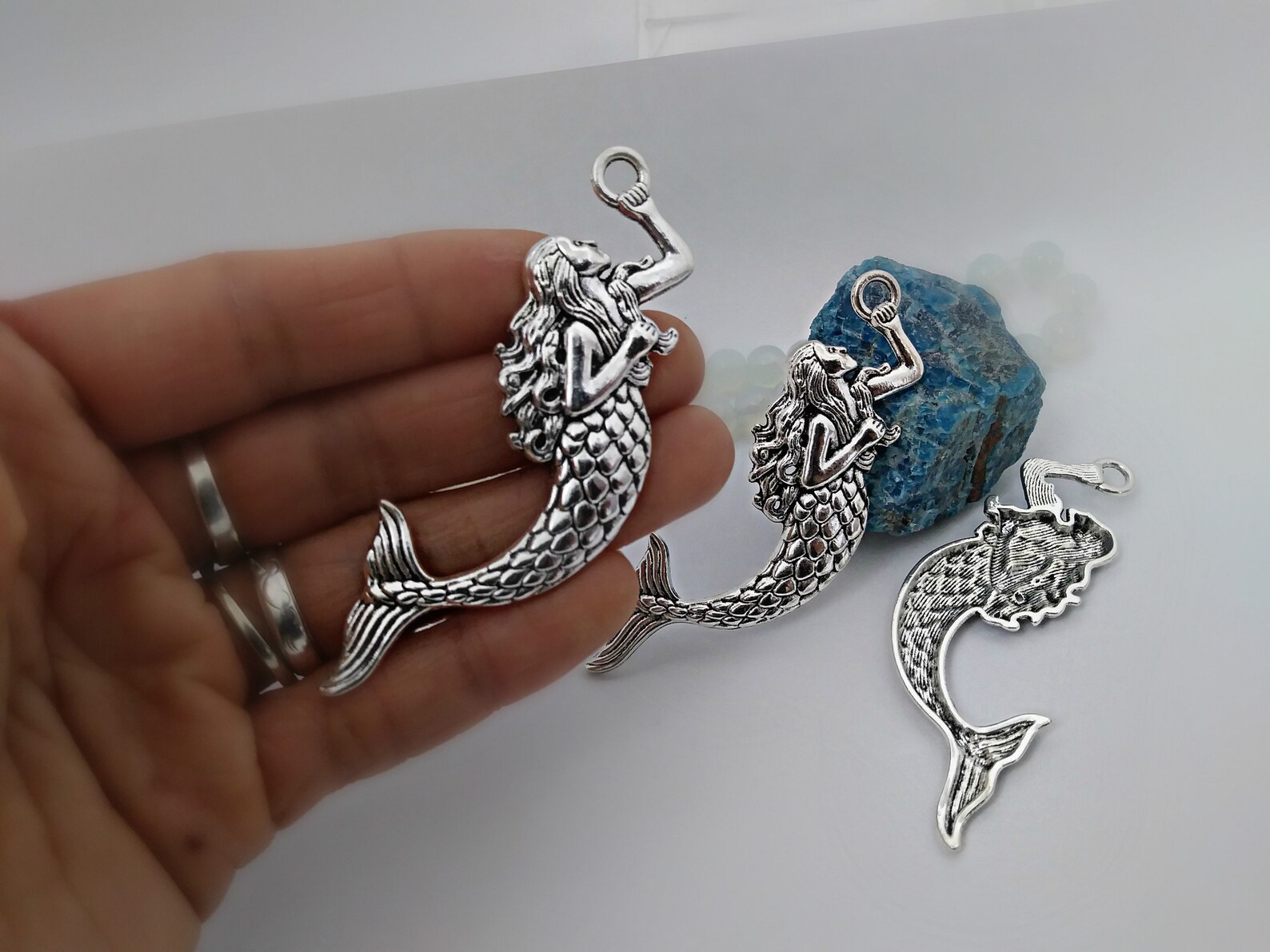 100 or 10 Pieces/ Fantasy Mermaid Charms/ Mermaid Pendant/ - Etsy