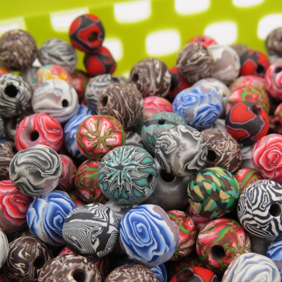 100/0 or 25 Pieces/ handmade beads/ mixed beads/ beads on | Etsy