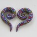Ear Plugs, Homemade Ear Plugs, Earring Gauges, Millefiori Ear Plugs ...