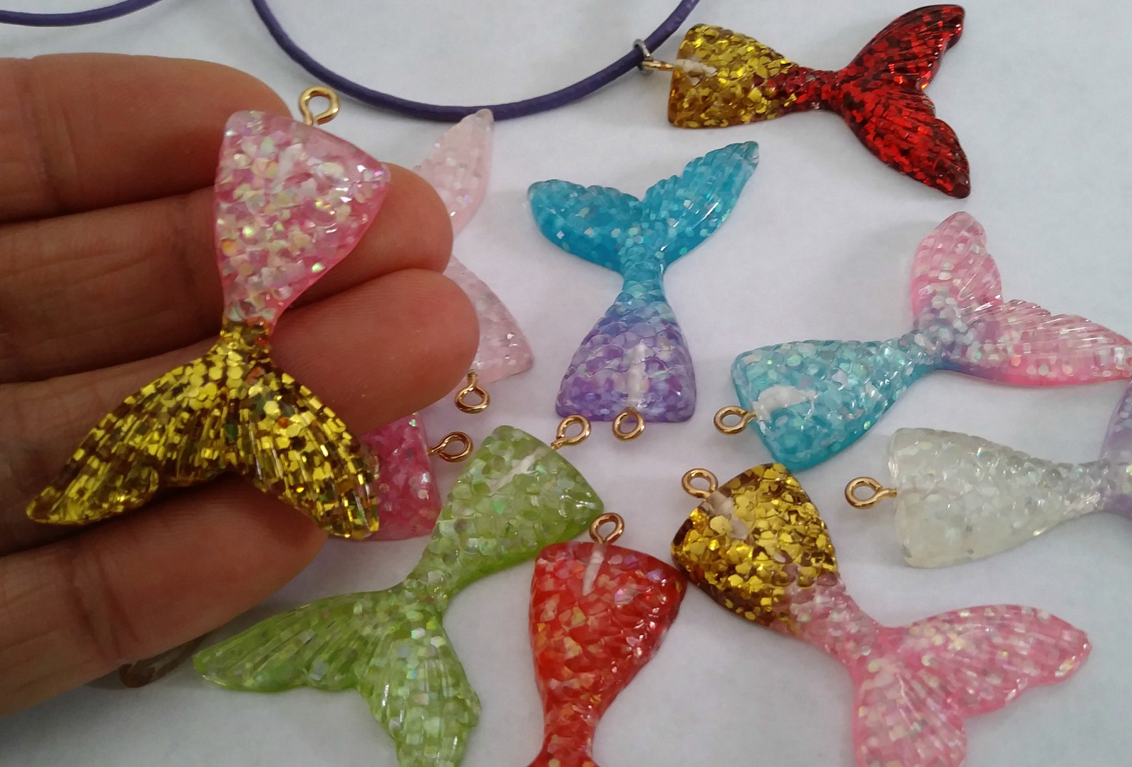 100 or 10 Pieces/ Fantasy Mermaid Charms/ Mermaid Pendant/ - Etsy