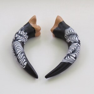 Bird of Prey Talon Ear Plugs With Spider Webs, Ear Plugs, Artisan Ear ...