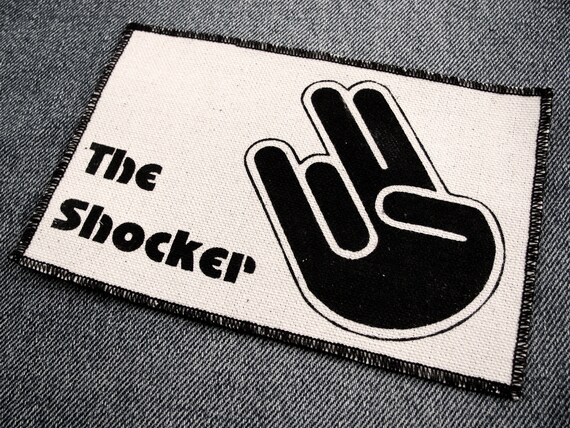 One the Shocker Canvas Patch Finished Edge Any Color You | Etsy