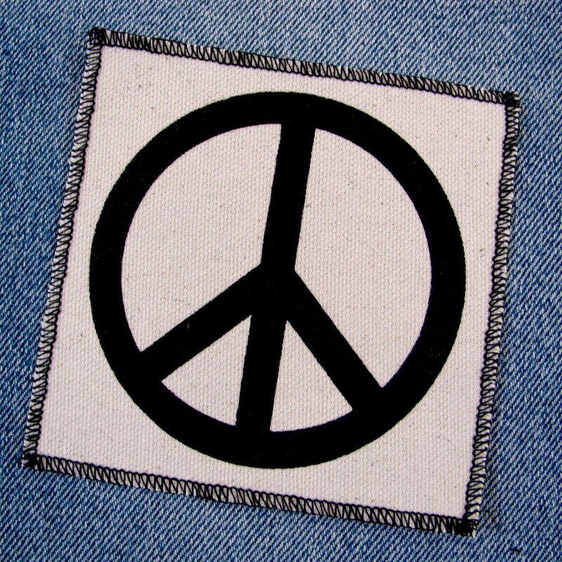 Peace Sign Patch - Etsy