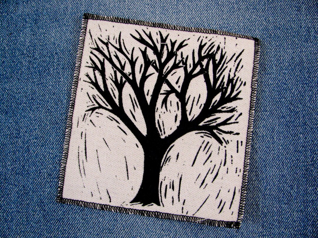One Tree Canvas Patch, Finished Edge, Any Color You Choose, FREE ...