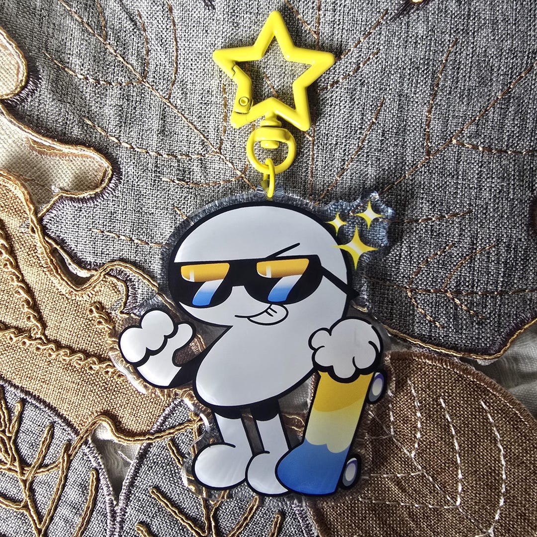 Integer Nine Keychain / Sticker || 3 INCHES || Tpot / Xfohv - Etsy