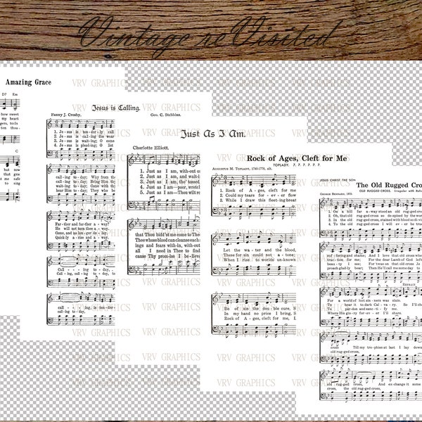 Hymns Clipart - Etsy UK
