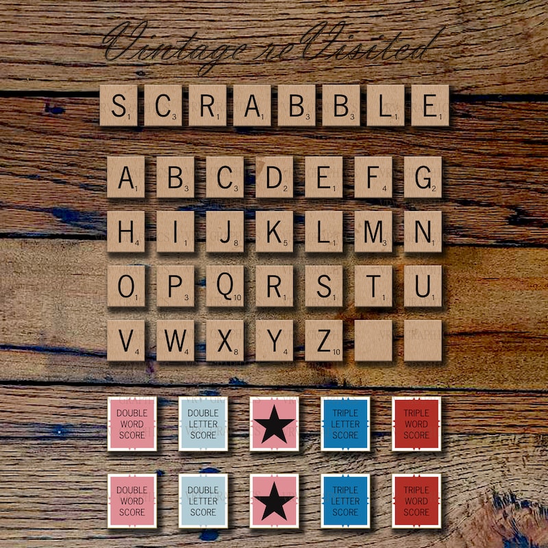 Scrabble Tile Art - Etsy