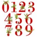 Red Christmas Alphabet Clipart, Letters Clipart, Digital Download ...
